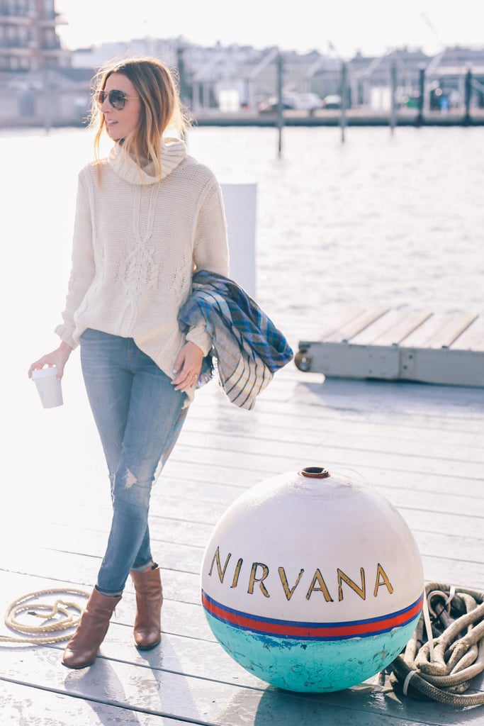 Turtleneck Sweater and Skinny Jeans