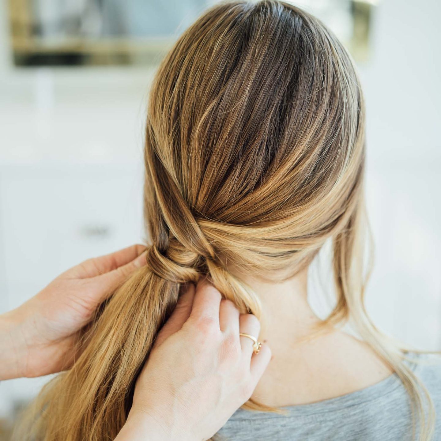 Messy Braid Wrap Ponytail | The New England Guide