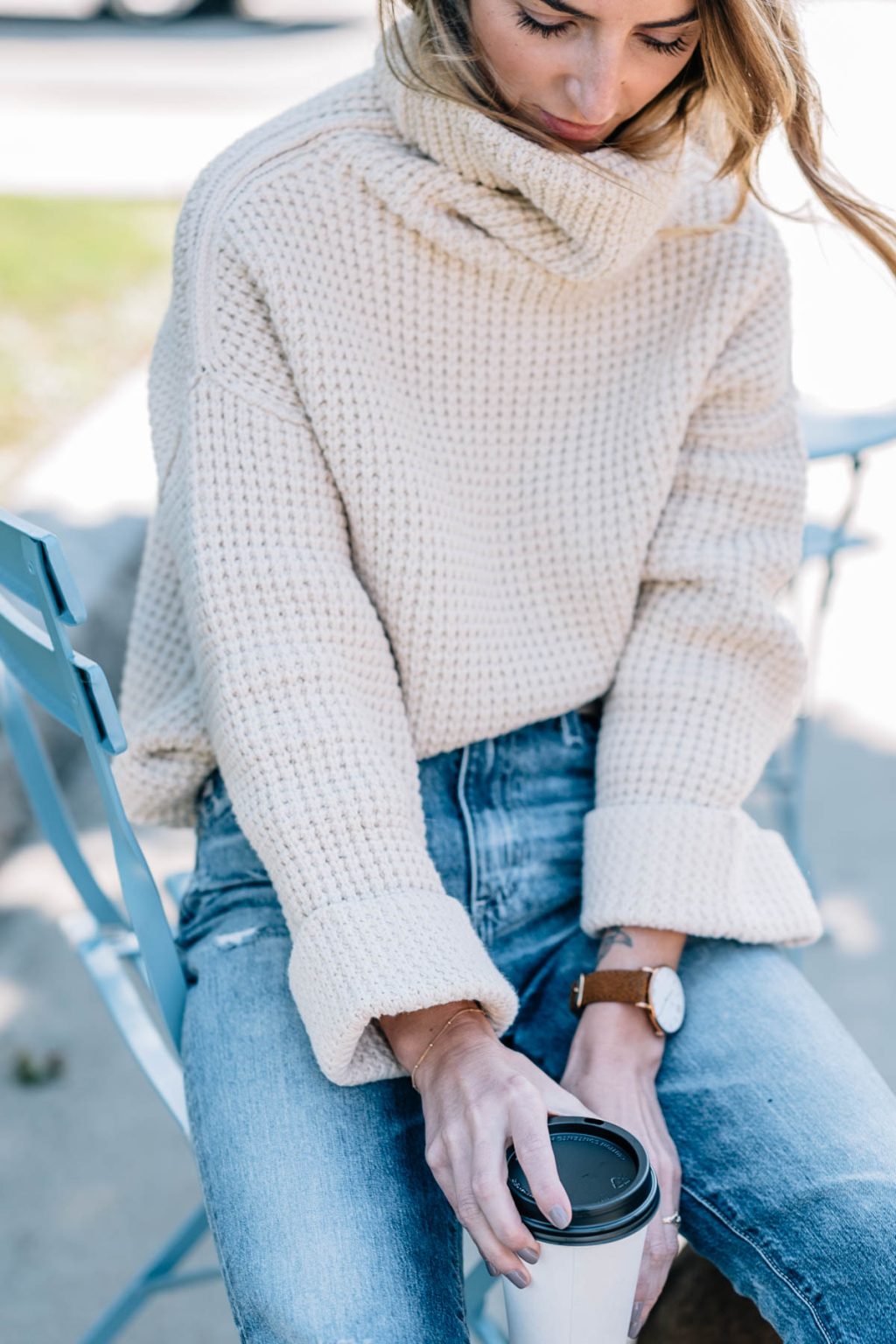 How to Wear An Oversized Sweater: Layer it, Go Monochrome