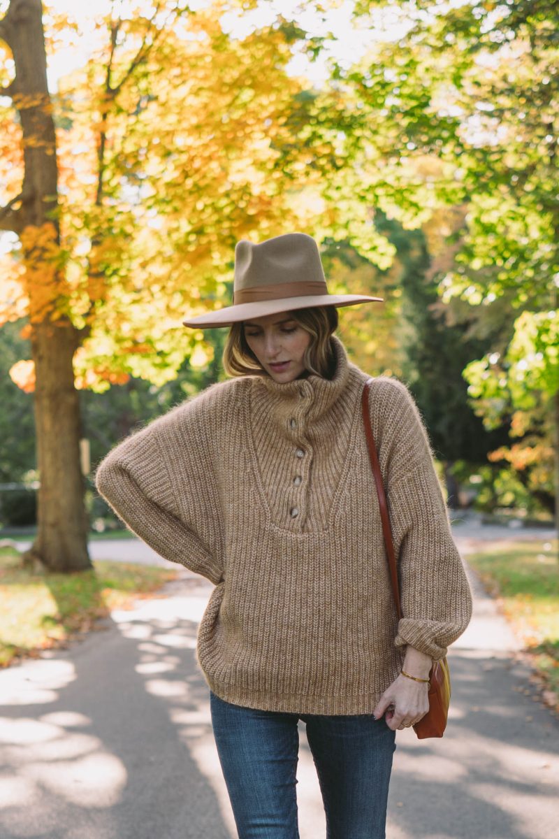 How to Wear An Oversized Sweater: Layer it, Go Monochrome