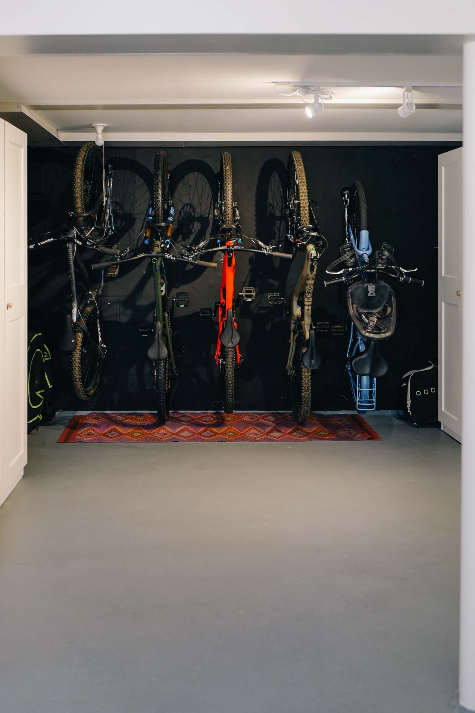 How We Converted Our Basement Into A Gear Storage Mudroom