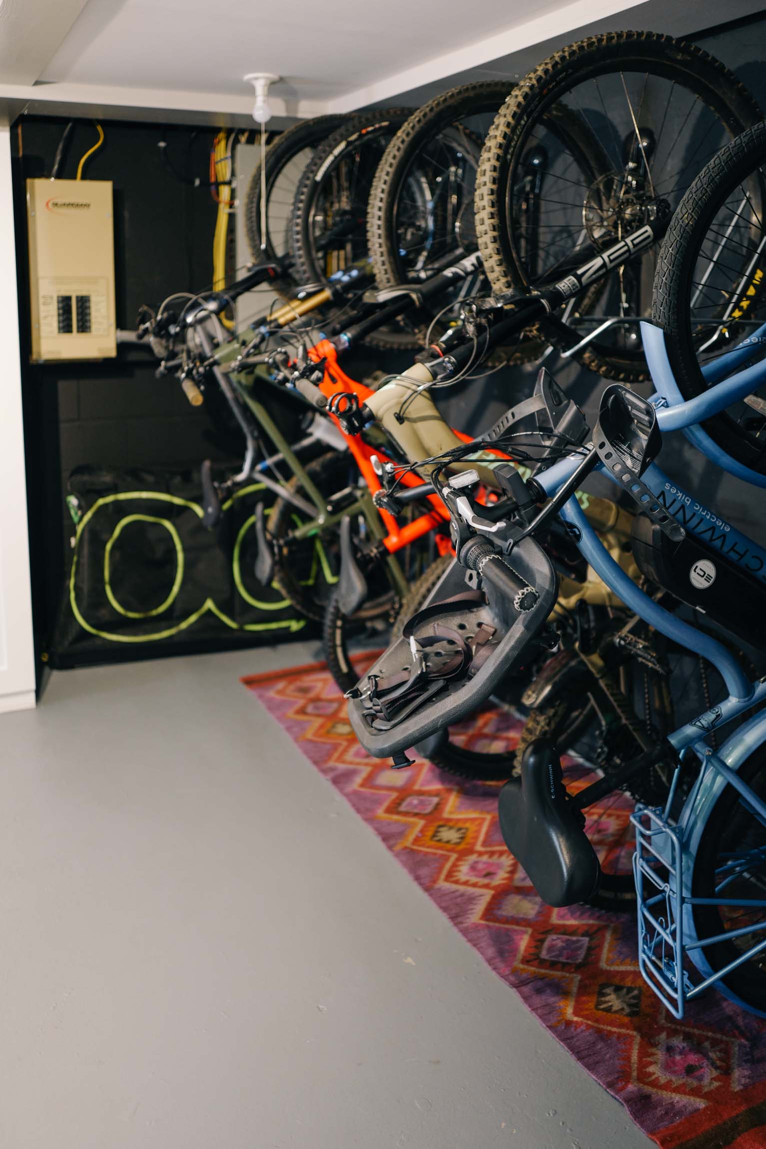 How We Converted Our Basement Into A Gear Storage Mudroom